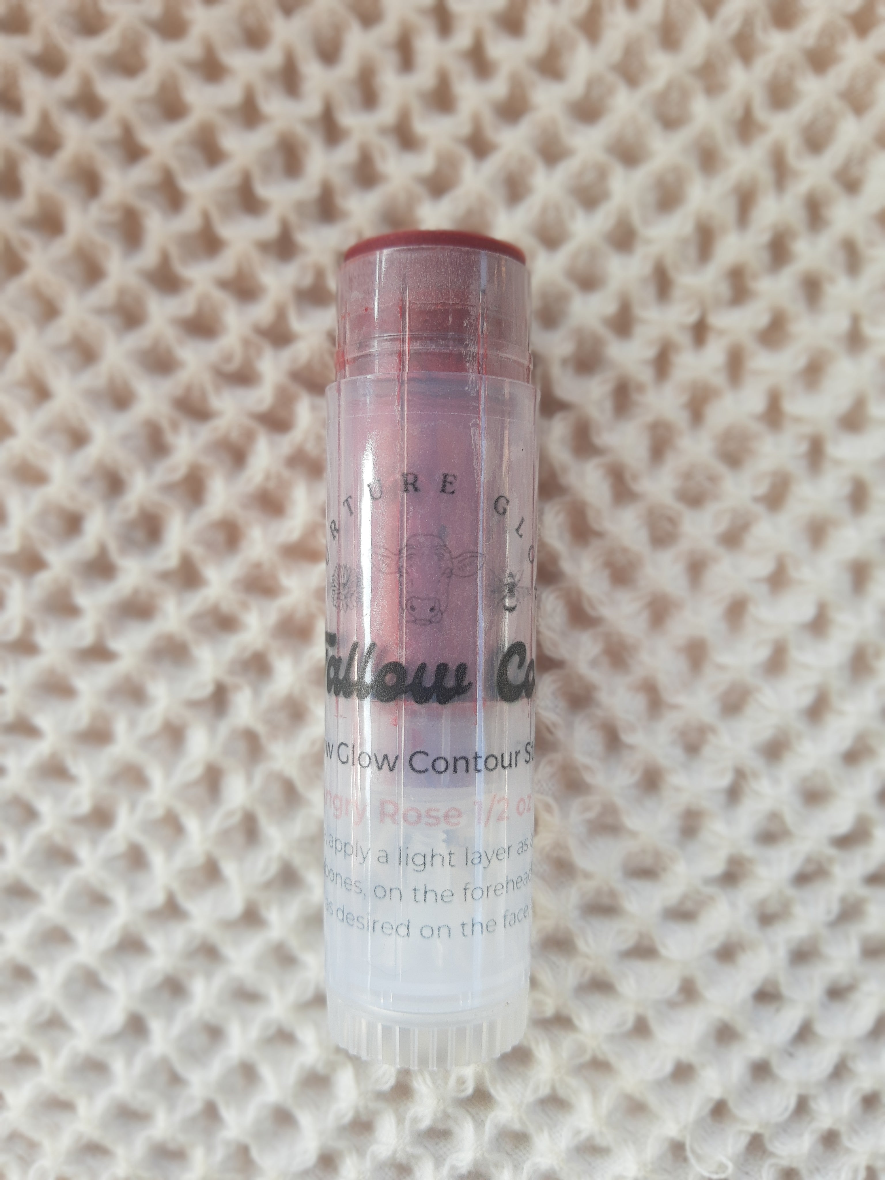 Tallow Glow Cheek and Lip Tint Sticks- Angry Rose Blush – Nurture Glow ...